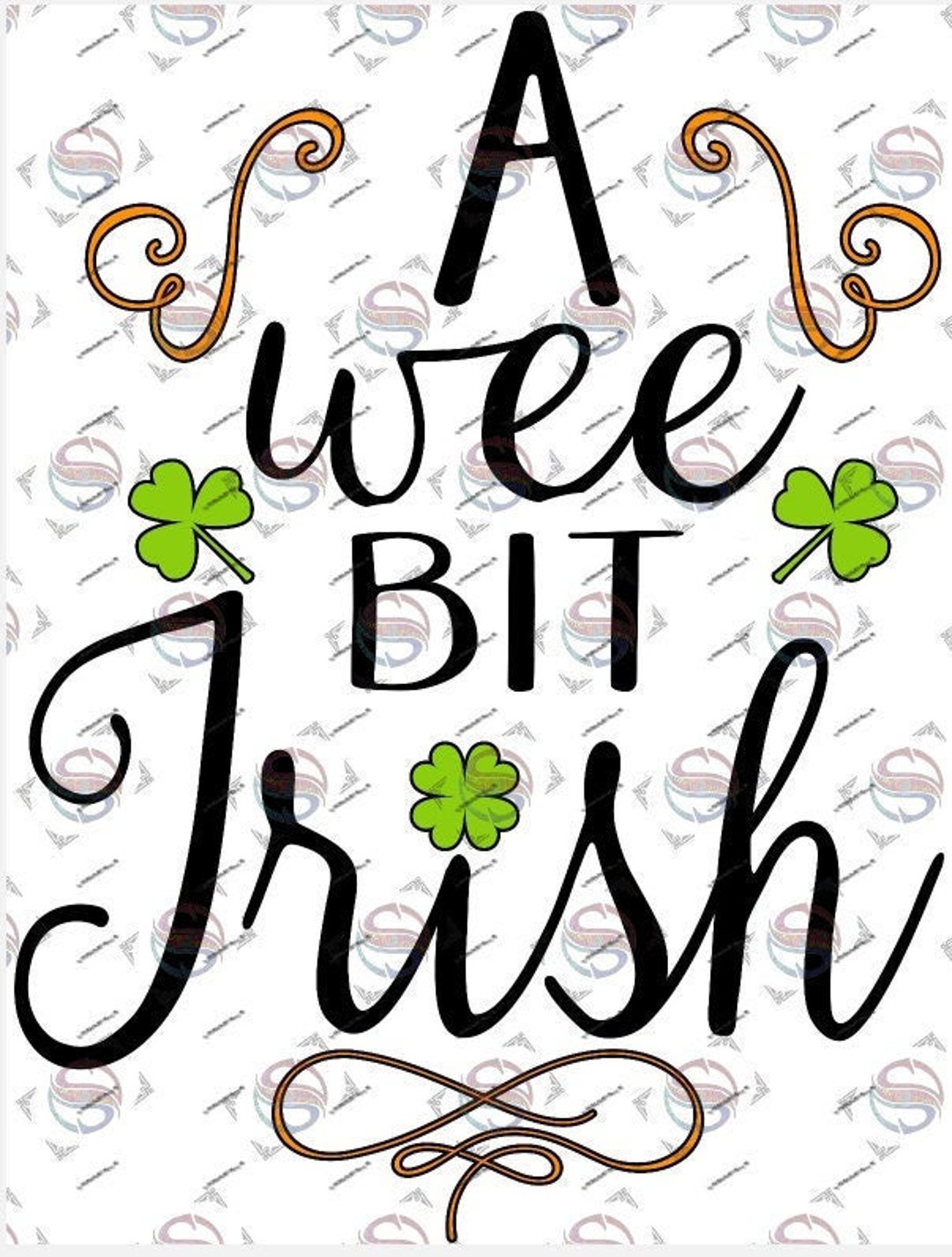 A Wee Bit Irish Svg Png Files - Etsy
