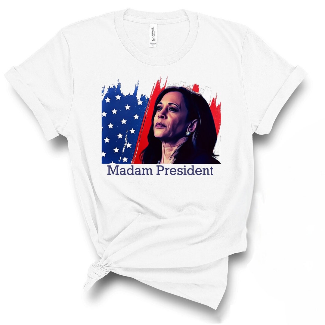 Madam President Shirts, Kamala Harris Presidential Shirt, Madam ...