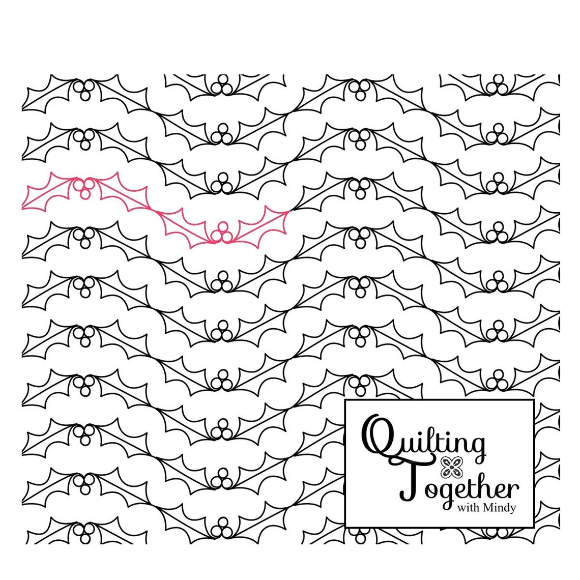 Holly Row Digital Design for Edge to Edge and Pantograph Longarm ...