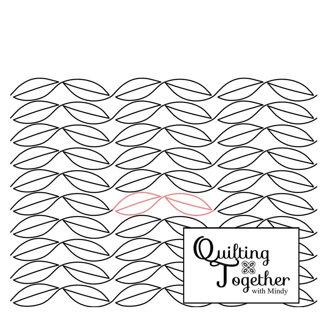 Leaf Scroll Digital Design for Edge to Edge and Pantograph Longarm ...