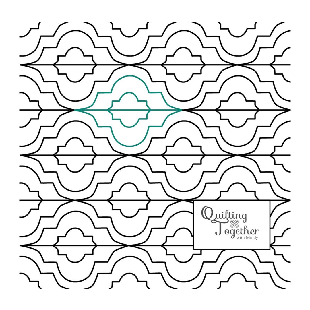 Arabesque Mosaic Digital Longarm Quilting Design for Edge to Edge ...