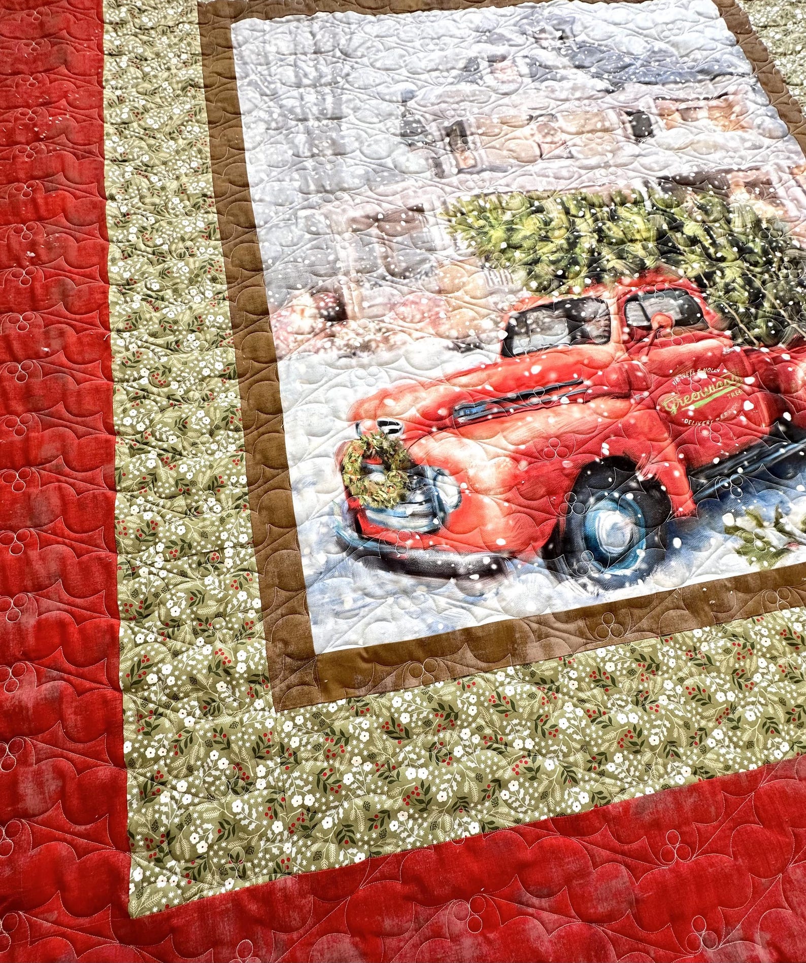 Holly Row Digital Design for Edge to Edge and Pantograph Longarm ...