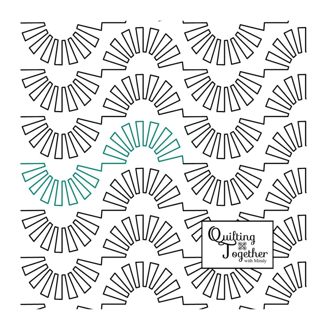 Daybreak Panto Digital Design for Longarm Quilting Edge to Edge E2E ...