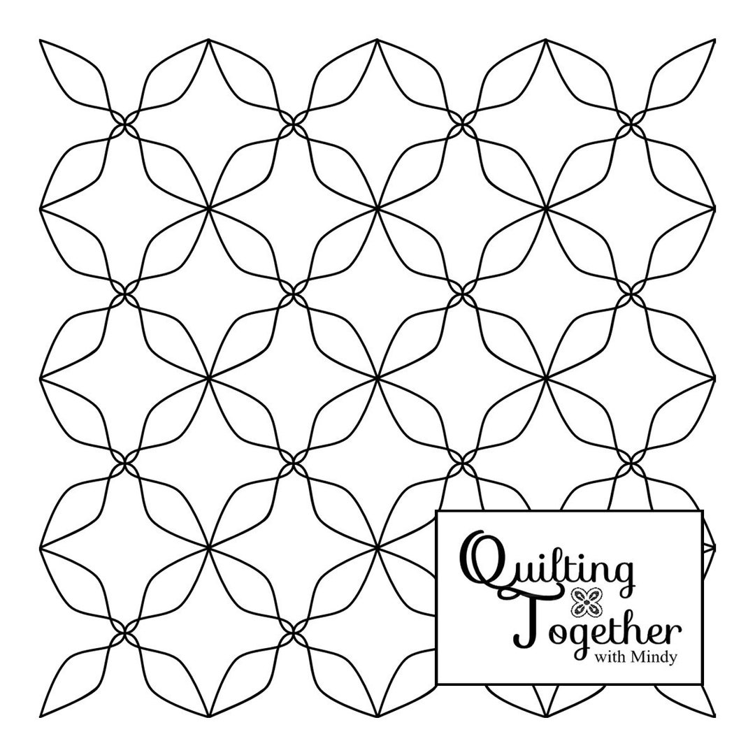 Four Points Digital Design for Edge to Edge and Pantograph - Etsy