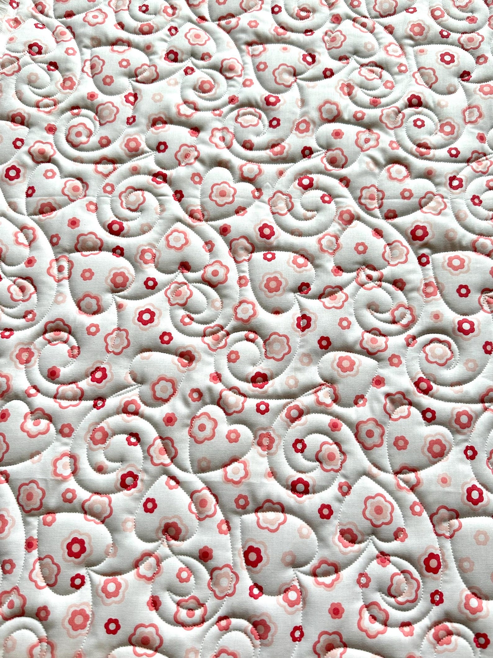 Sweet Heart Swirl Panto Digital Design for Longarm Quilting Edge to ...