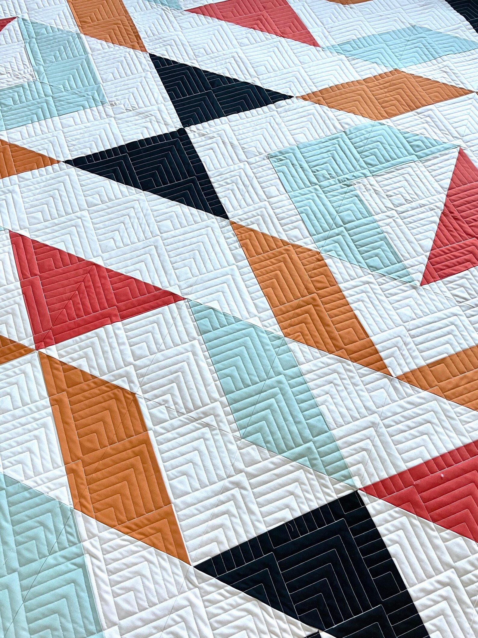 Diamond Layers Digital Quilting Design for Longarm Edge to Edge ...