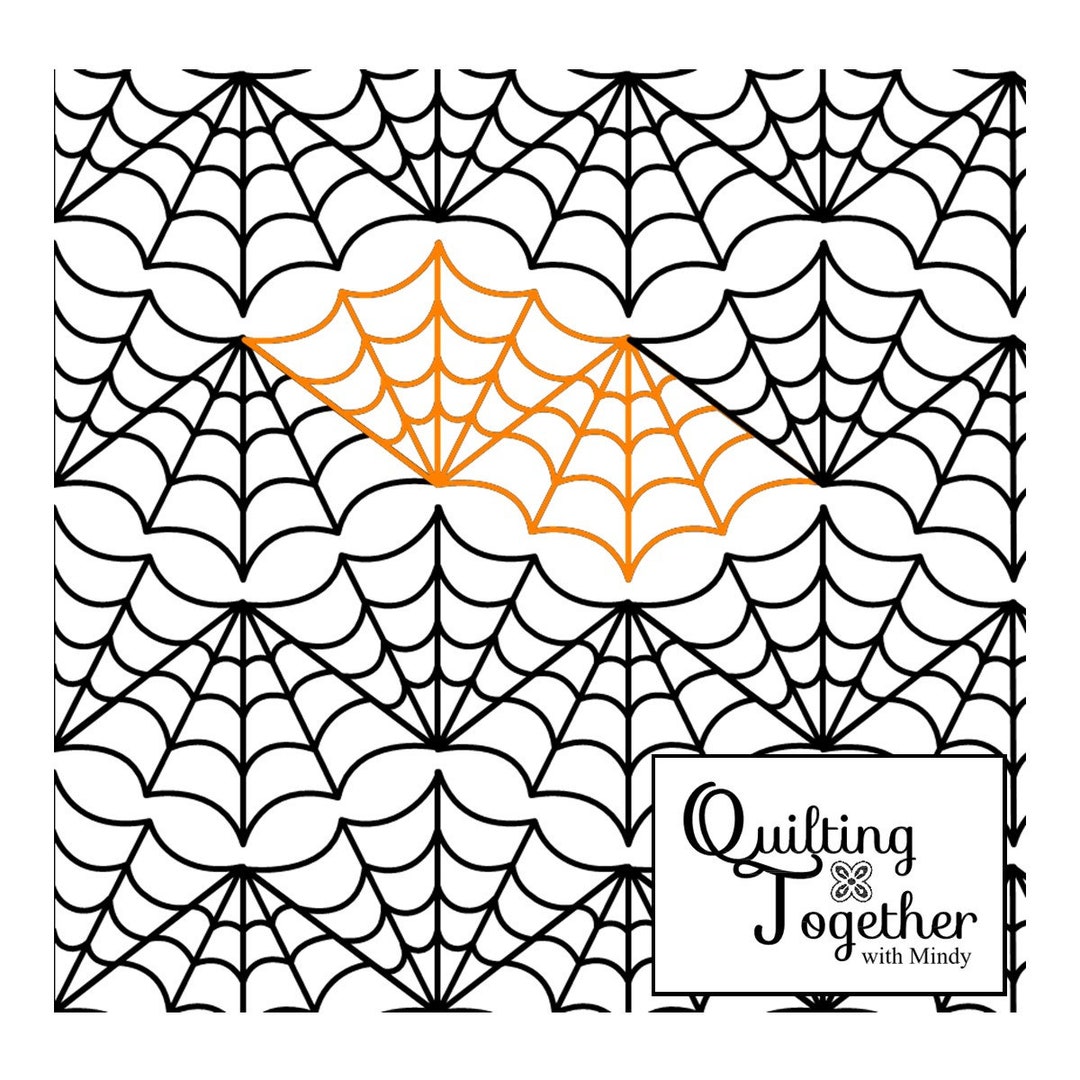 Spiderweb Dance Longarm Quilting Digital Design for Edge to Edge and ...
