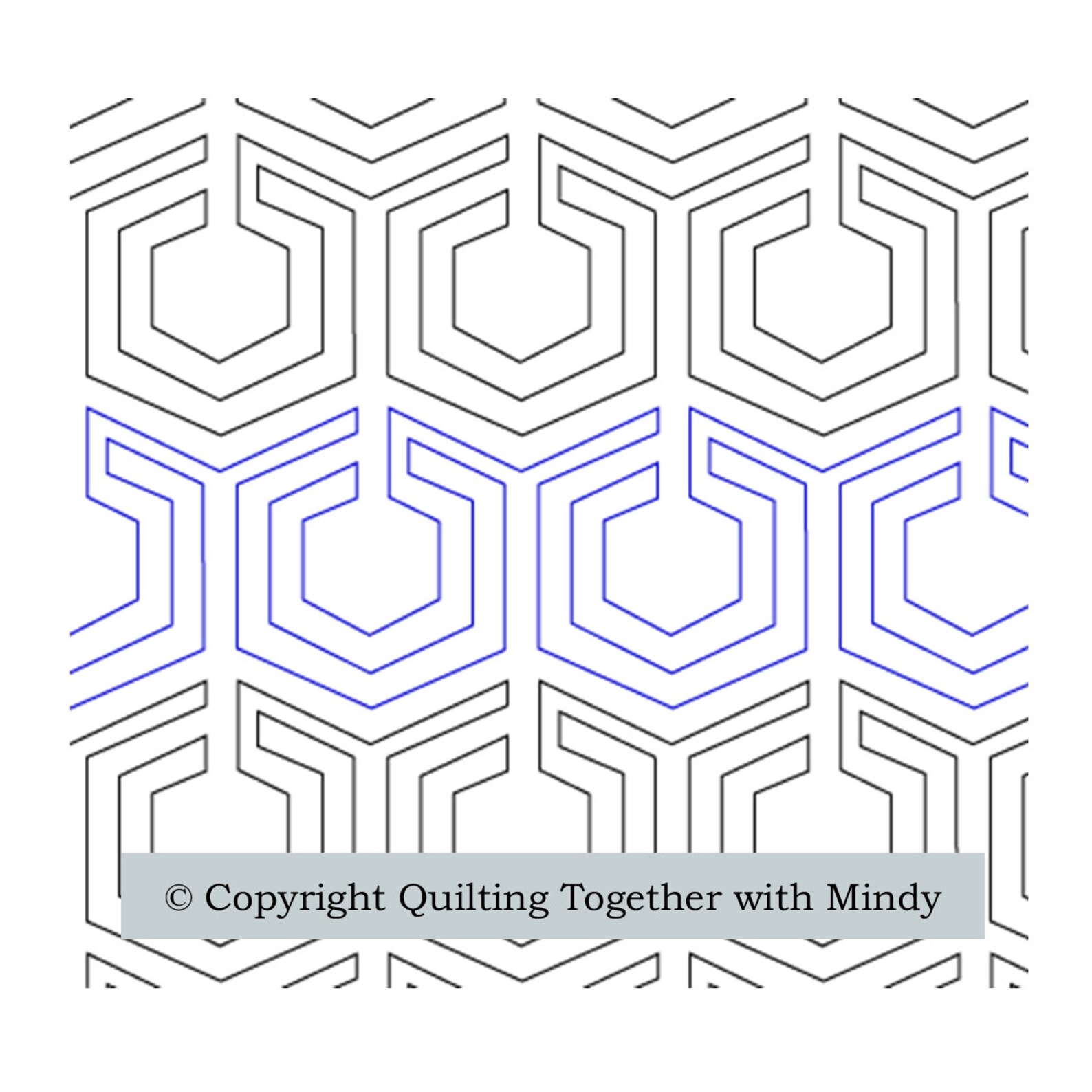 Go Hexi Go E2E Pantograph, Longarm Quilting Design (digital Download ...