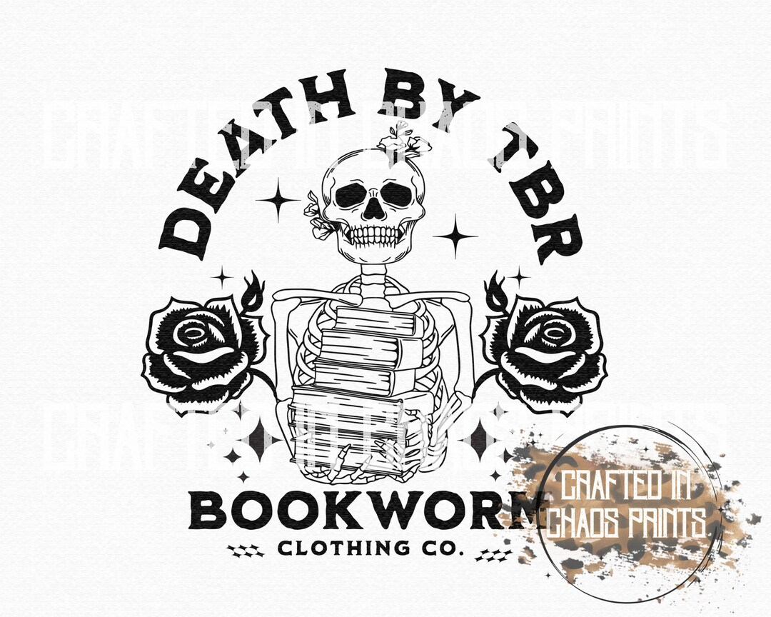 Sublimation Ready to Print Transfers, Death by Tbr, Booktok Prints - Etsy