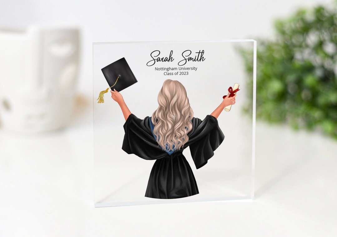 Personalized Graduation Plaque: Acrylic Grad Gift, Class of 2023 - Etsy