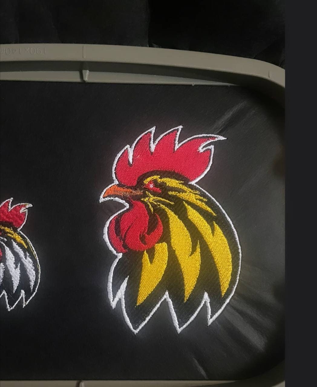 Rooster Logo DST Embroidery File - Etsy