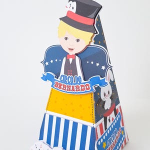 DIY Circus Digital Birthday Party Favor Box - File Formats: STUDIO and ...
