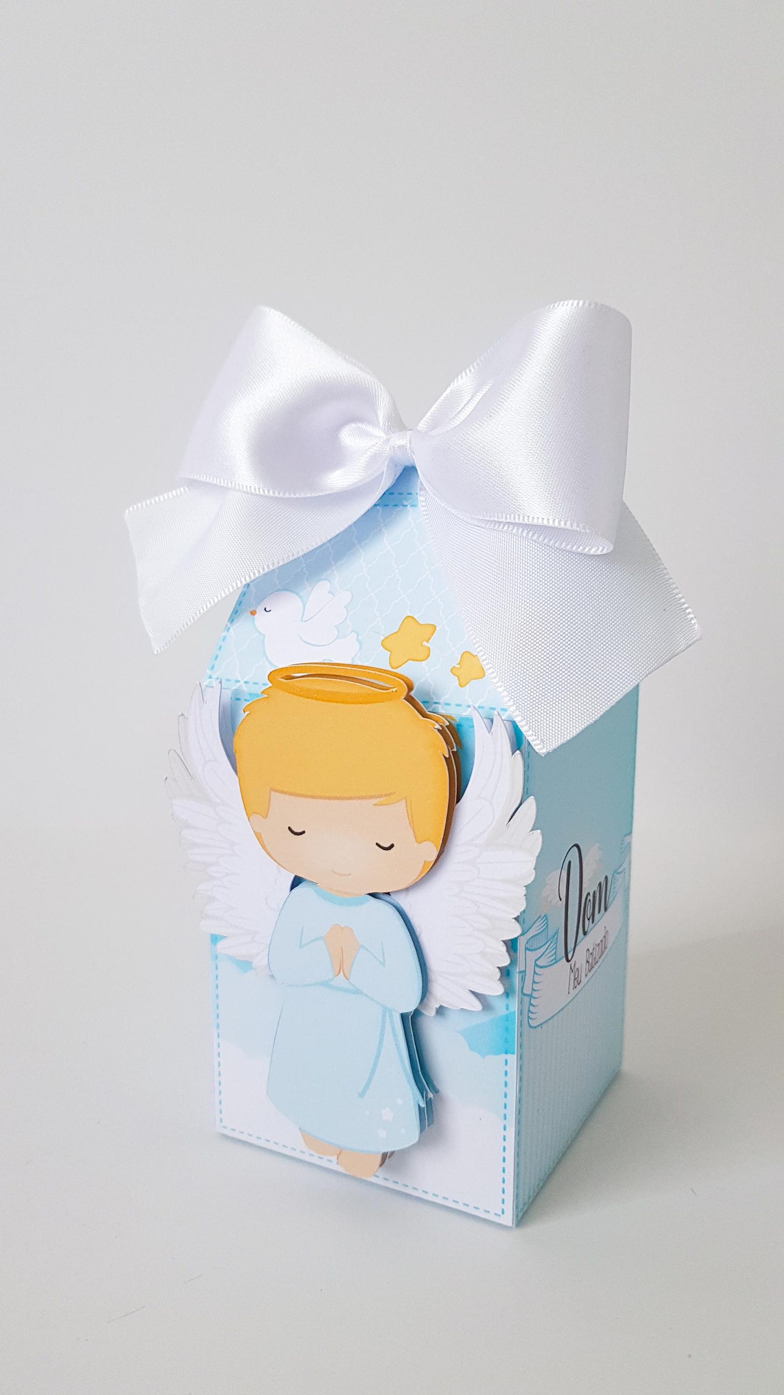 Baptism Birthday Party Favor Digital Box | Baptism Party Box | Baptism ...