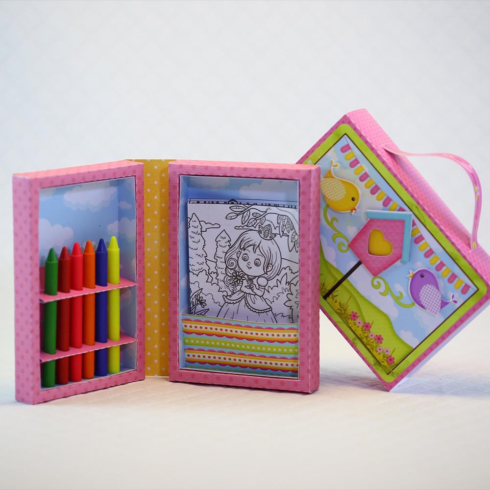 DIY Enchanted Garden Digital Birthday Party Favor Box With 3 Different ...