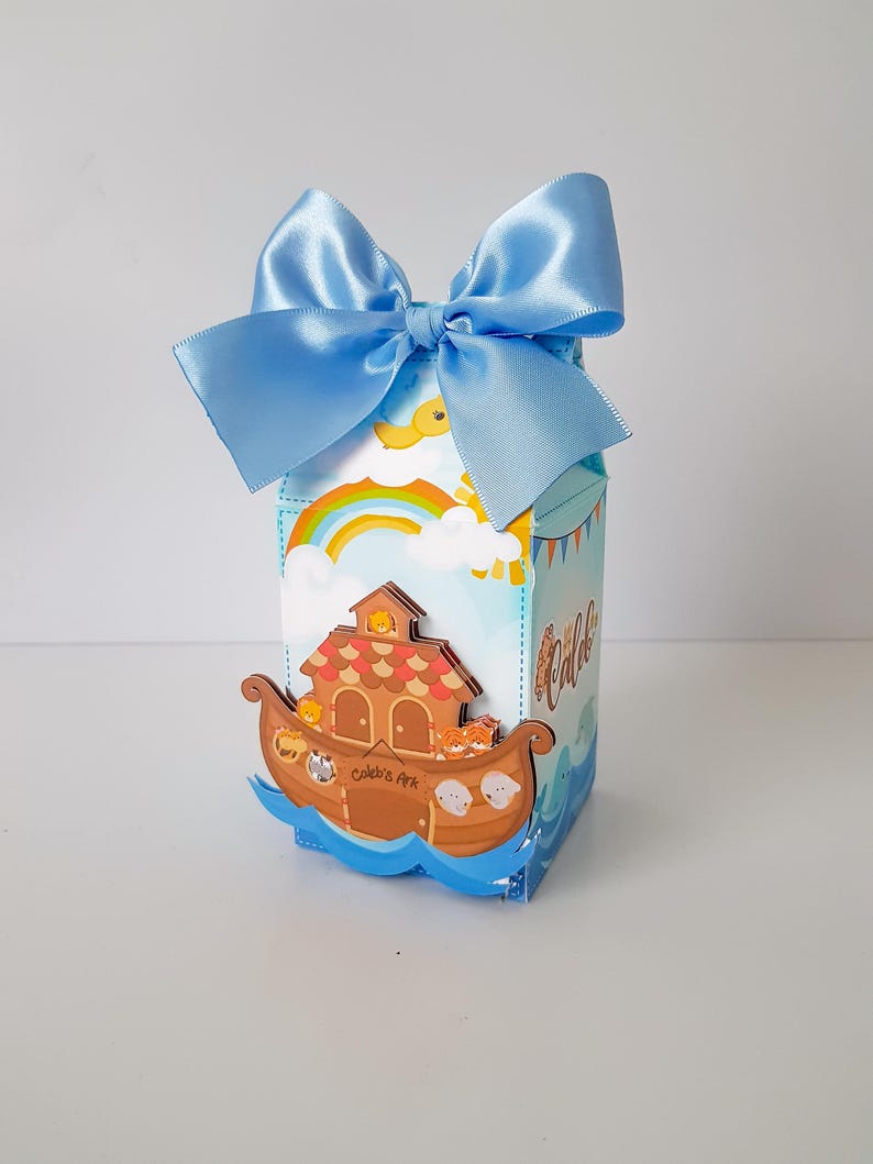 NOAH'S Ark Birthday Party Favor Digital Box - Studio and Pdf - Etsy