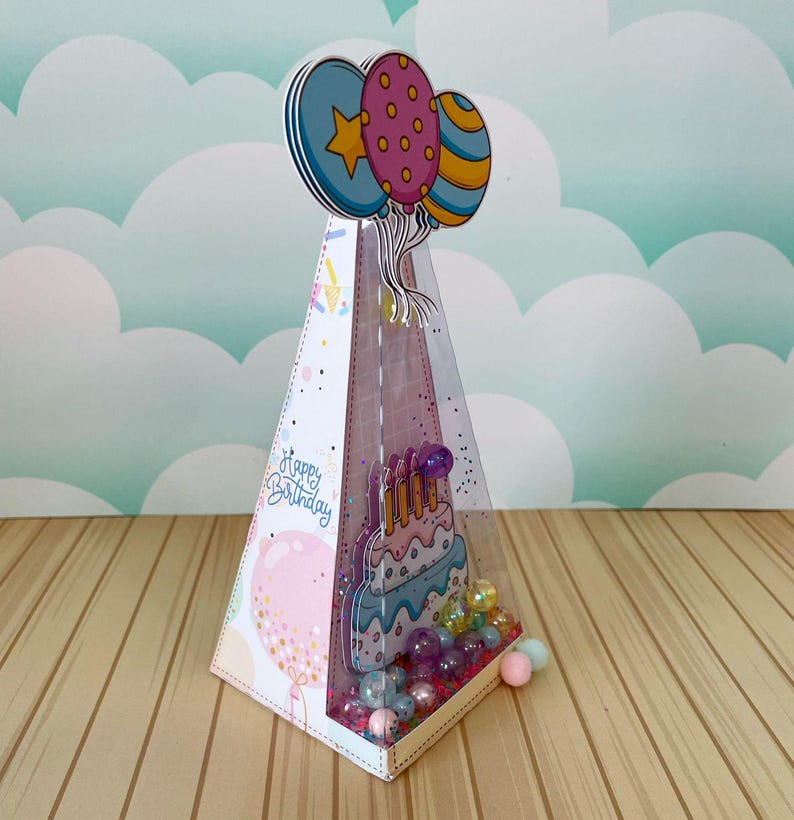 DIY Printable File Happy Birthday Party Favor. Goody Boxes. Party ...