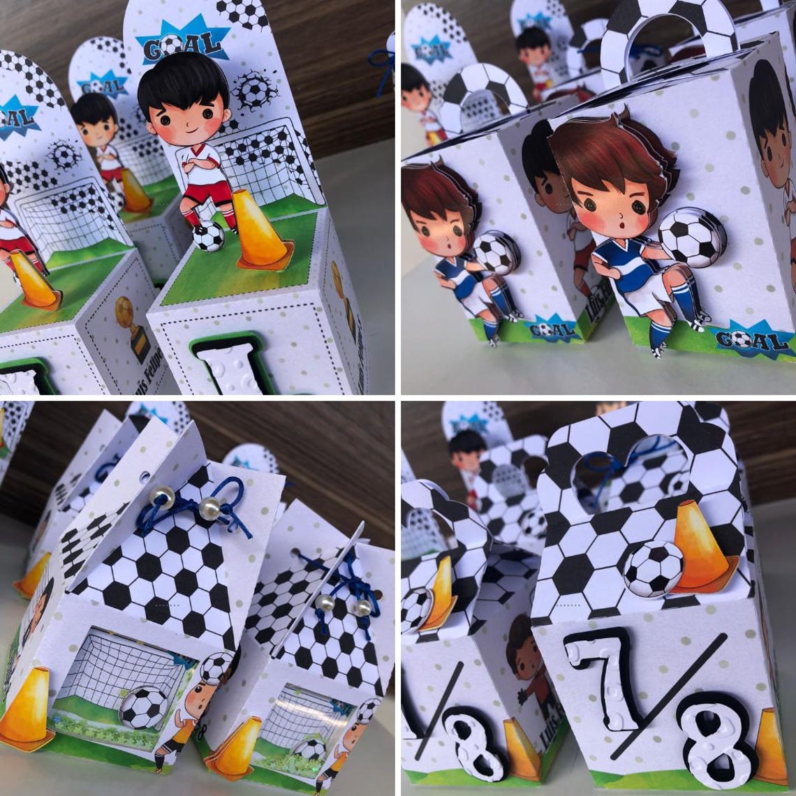 Soccer Birthday Party Favor Digital Box - Studio and Pdf - Etsy