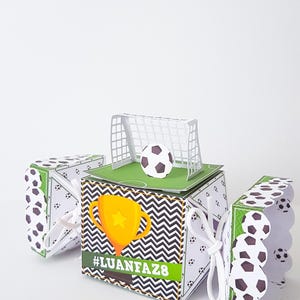 DIY Soccer Birthday Party Favor Box With 2 Different Kits - File ...