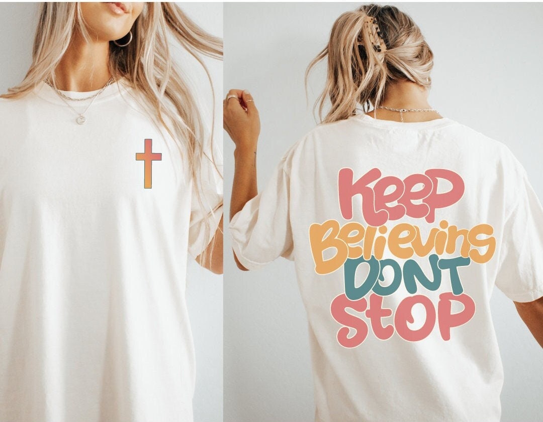 Christian Merch Comfort Colors Religious Jesus Shirt Faith Shirt ...