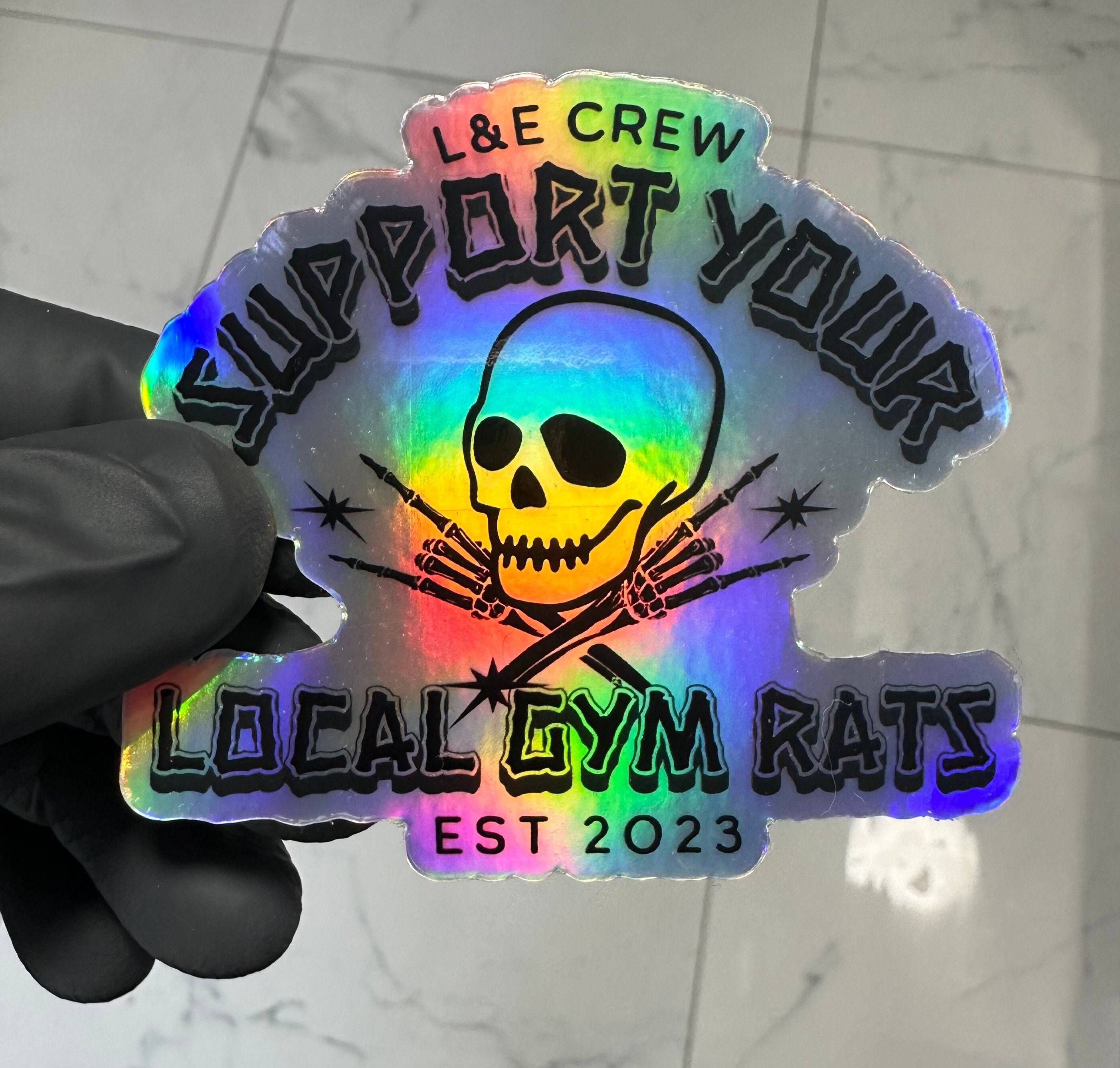 Gym Rat Sticker Workout Sticker Weightlifting Sticker - Etsy