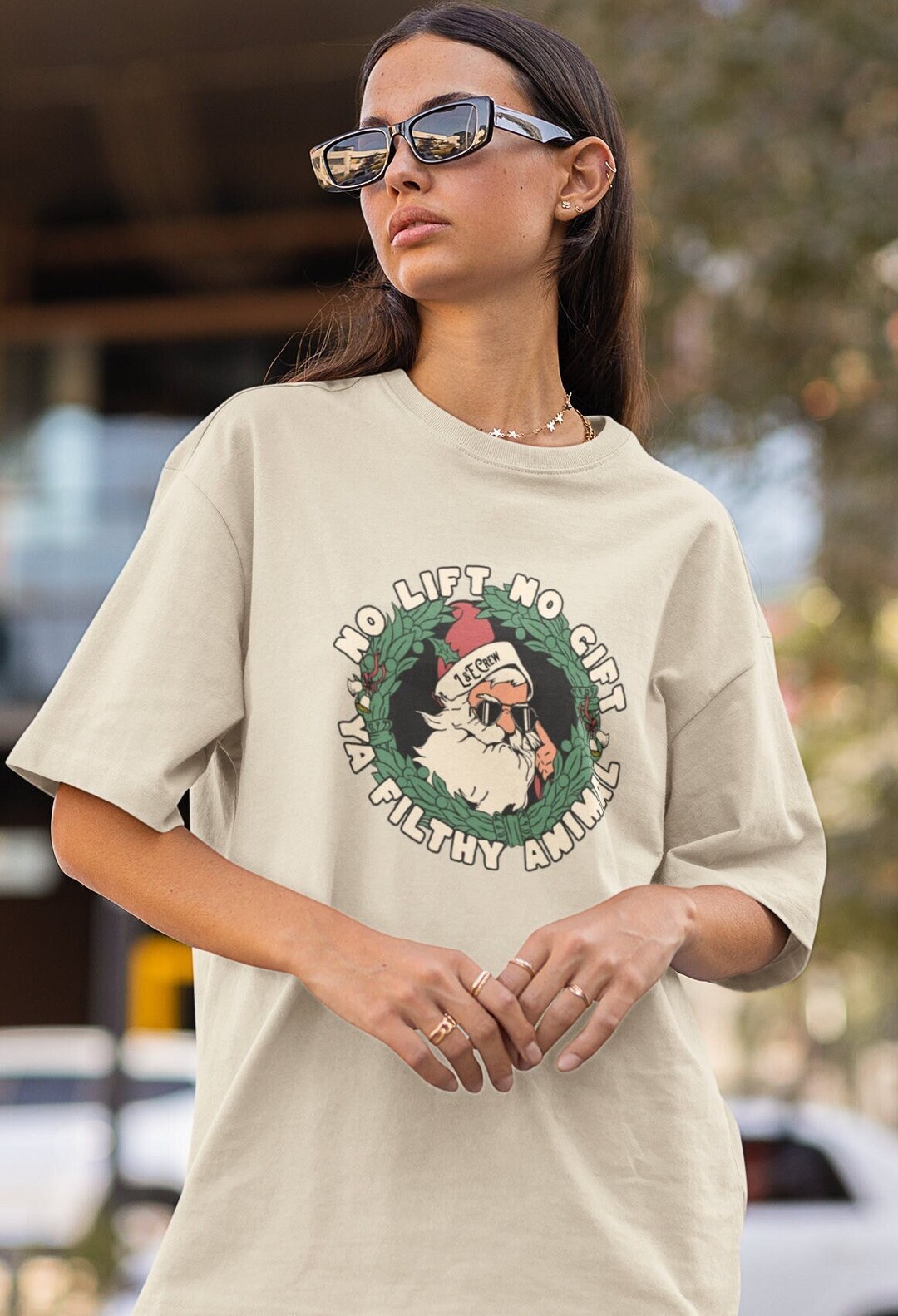 No Lift No Gift Christmas Gym Shirt, Pump Cover, Christmas Shirt, Santa ...