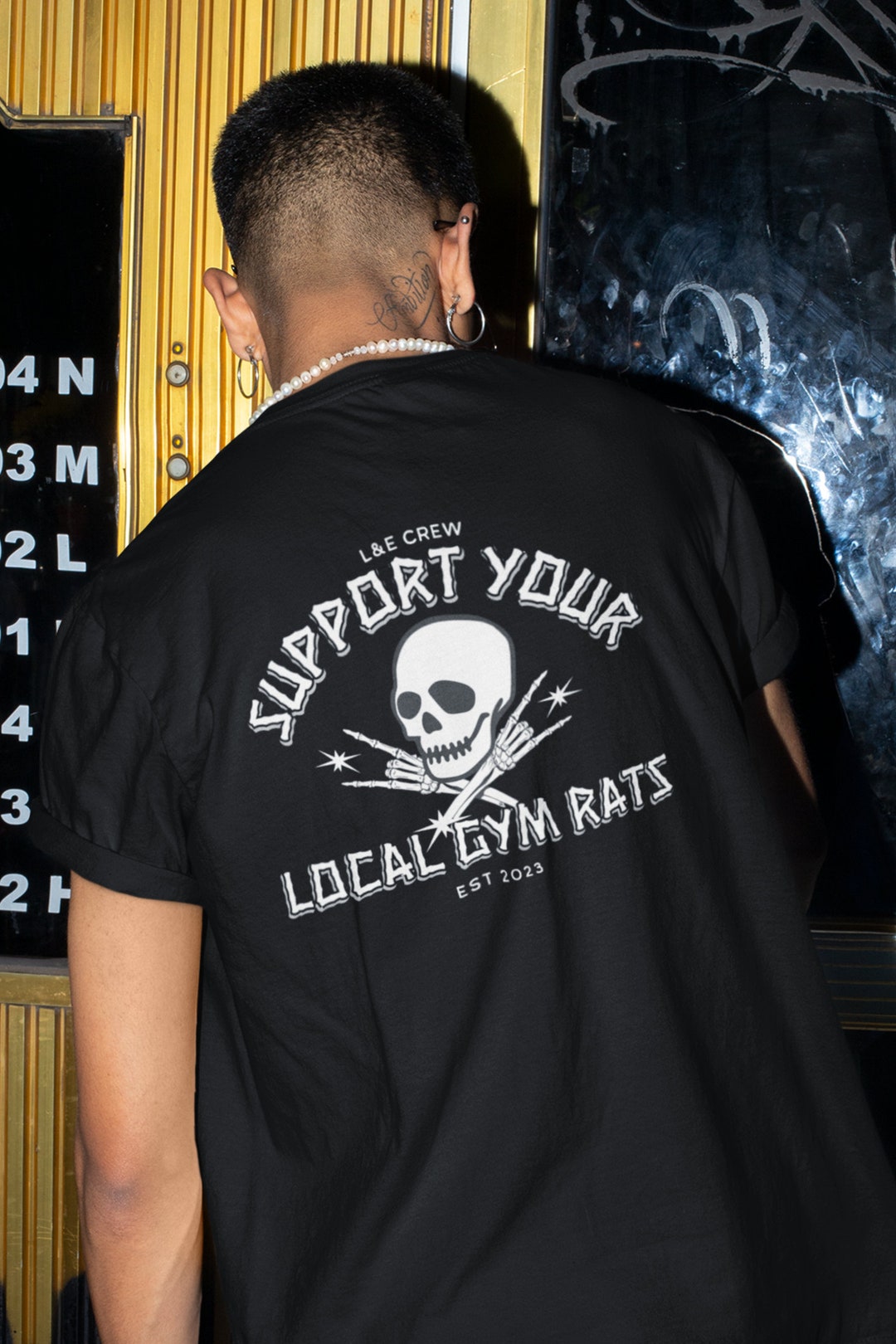 Support Your Local Gym Rats Gym Pump Cover, Gym Rat Shirt, Funny Gym ...