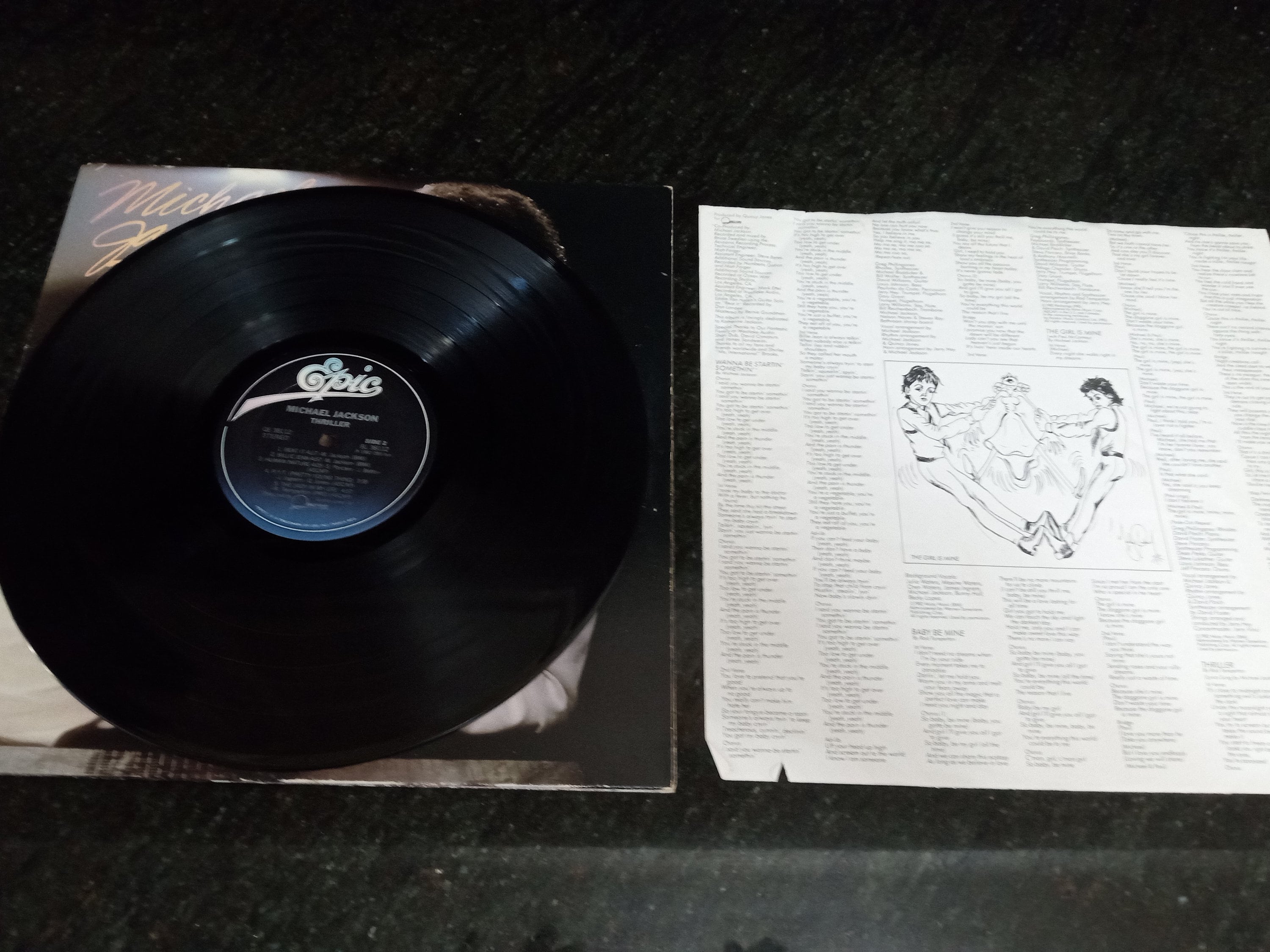 Michael Jackson Thriller Vinyl LP - Etsy