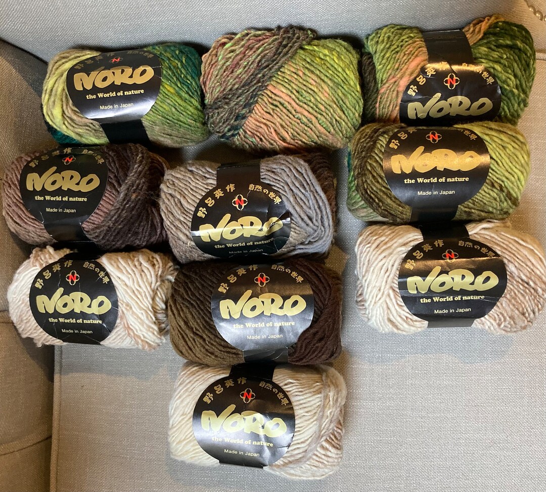 Noro Knitting Wool Yarn 'world of Nature', Japan, 10 Skeins - Etsy