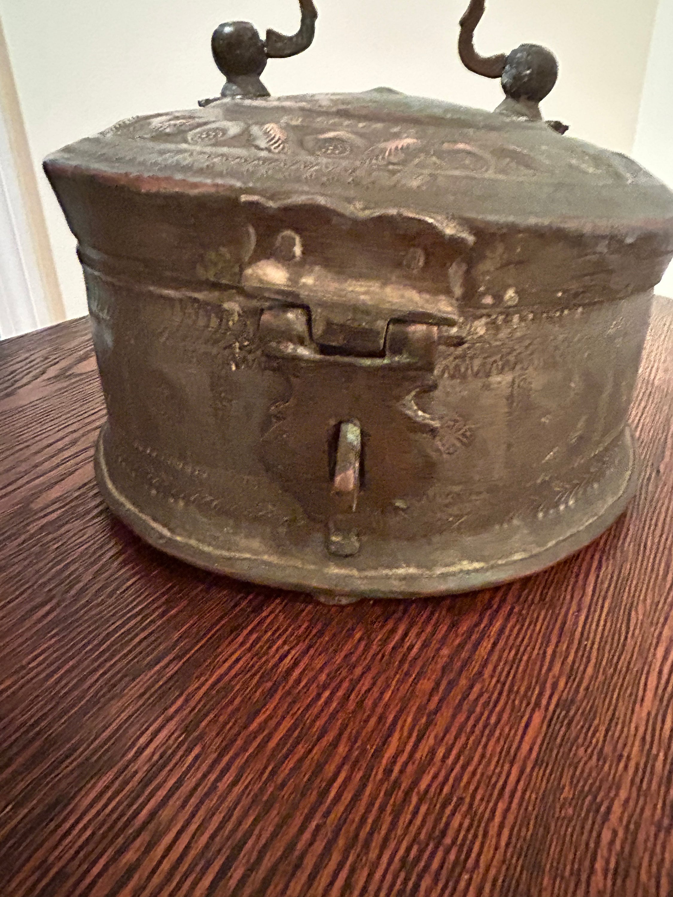 Vintage Copper Bread Box - Etsy