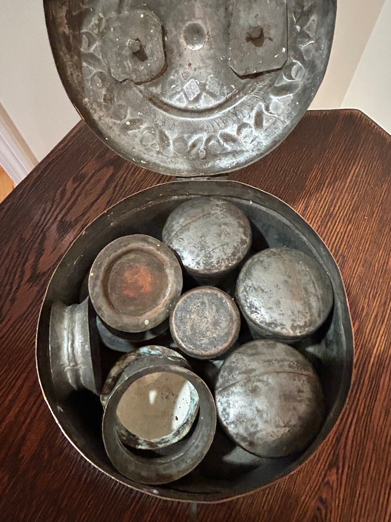 Vintage Copper Bread Box - Etsy