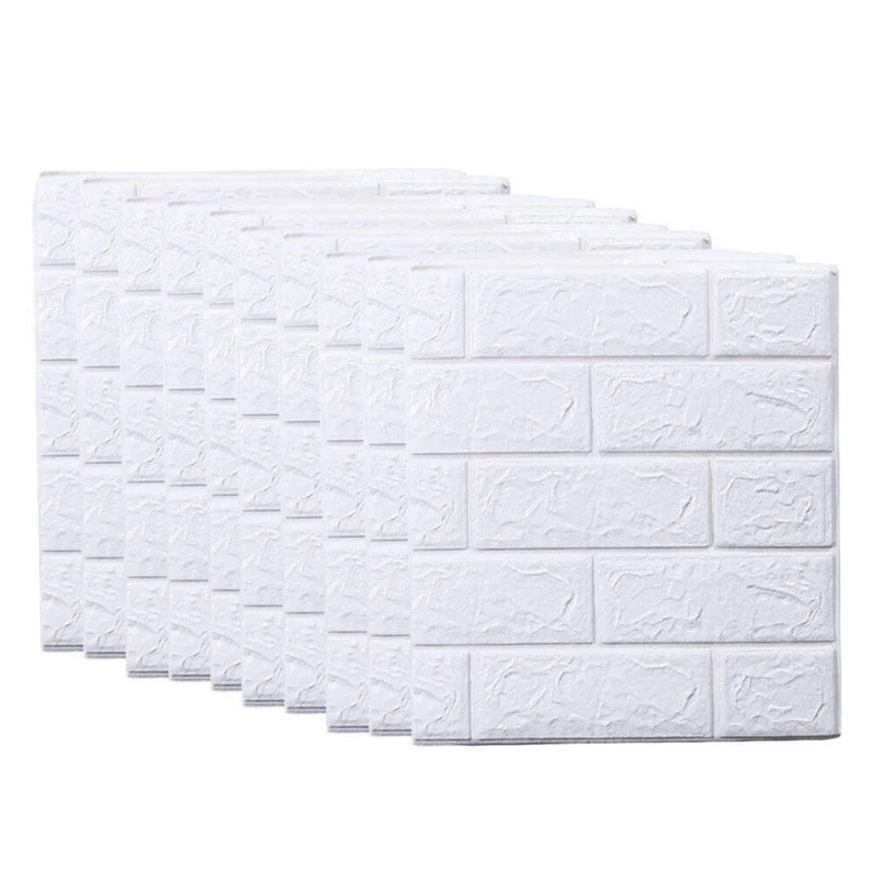 10pcs 3D Foam Brick Wallpaper Wallsticker Wall Panel Peel Adhesive ...