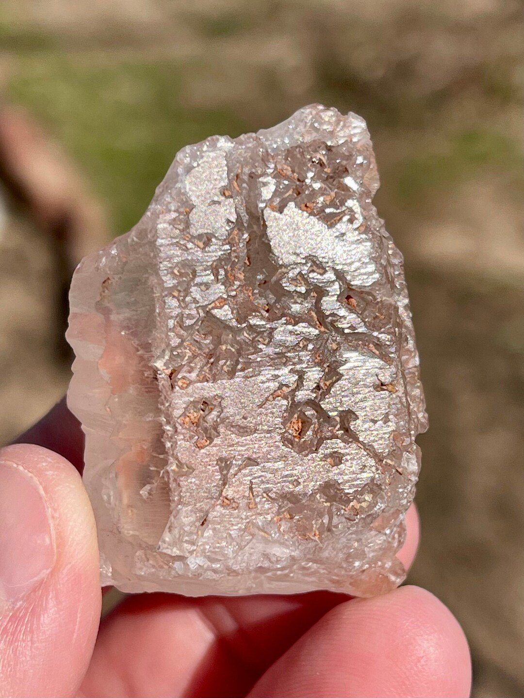 Tangerine Dissolution Quartz, Ancient Sage Quartz, Hydrothermally ...