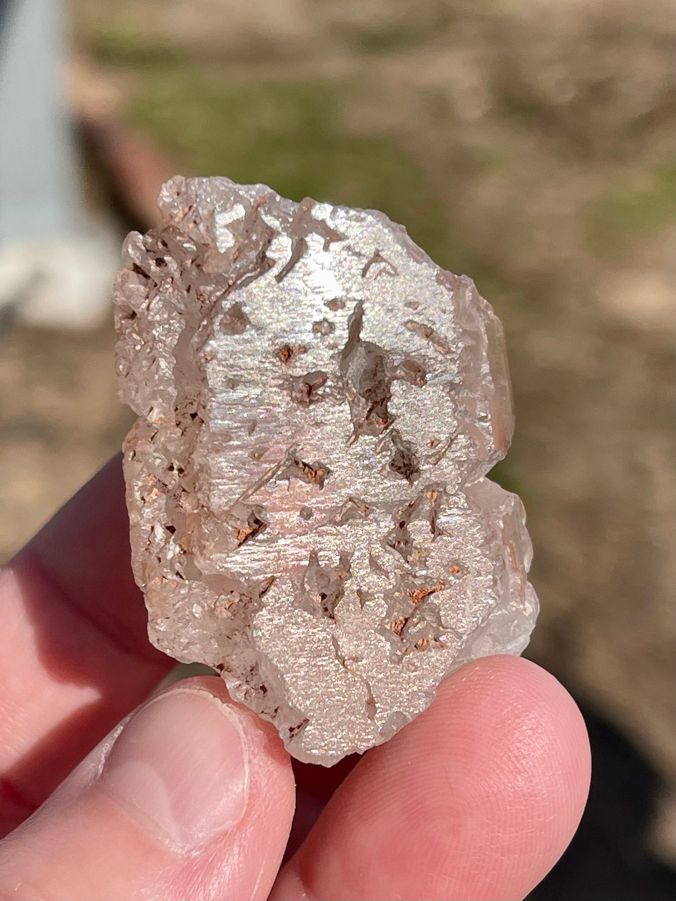 Tangerine Dissolution Quartz, Ancient Sage Quartz, Hydrothermally ...