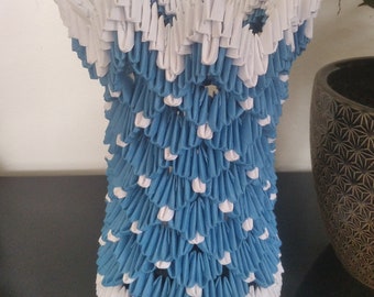 3 Origami Paper Vase Centerpieces DIY Vase 3D Papercrafts - Etsy