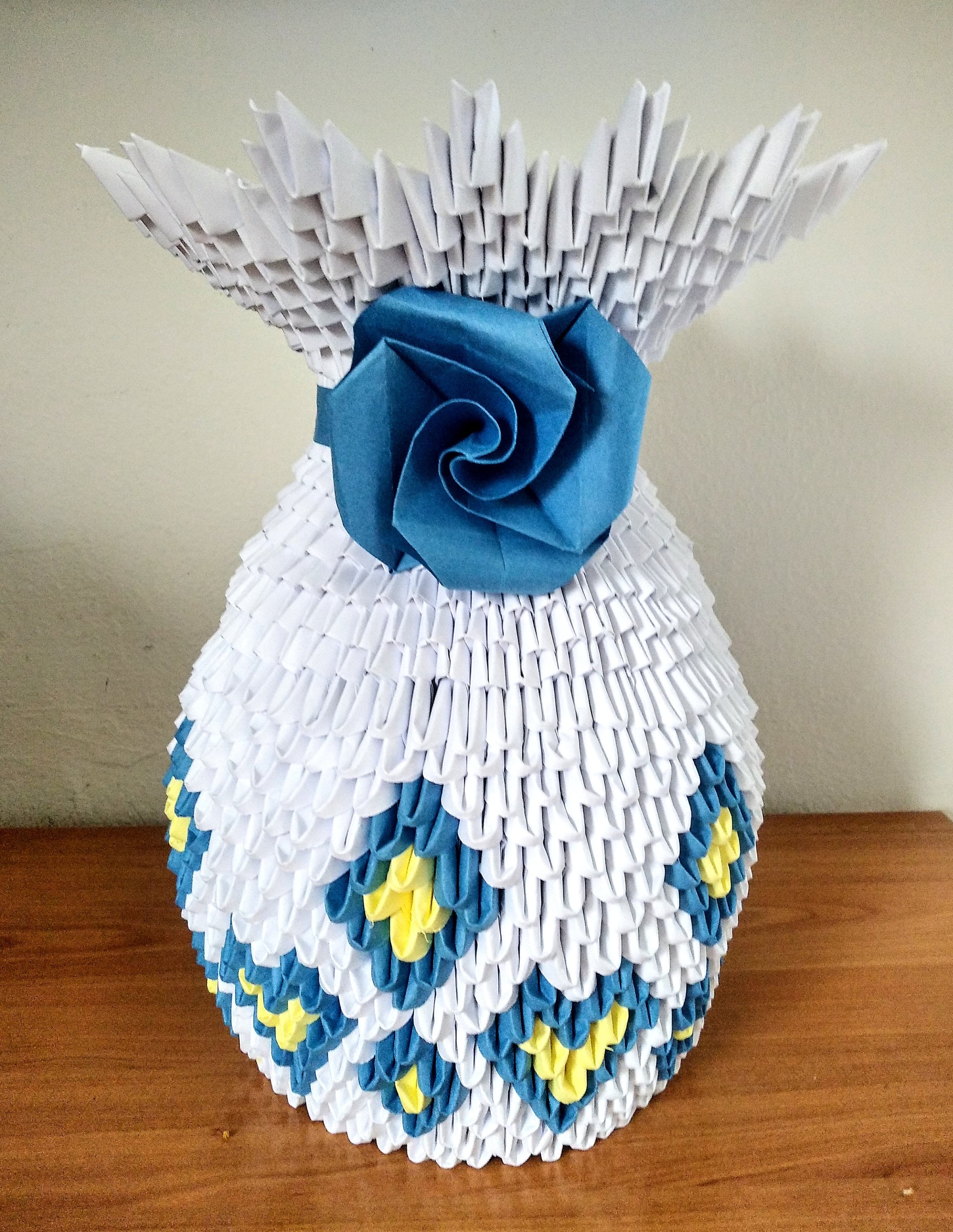 3d Origami Vase Diagram