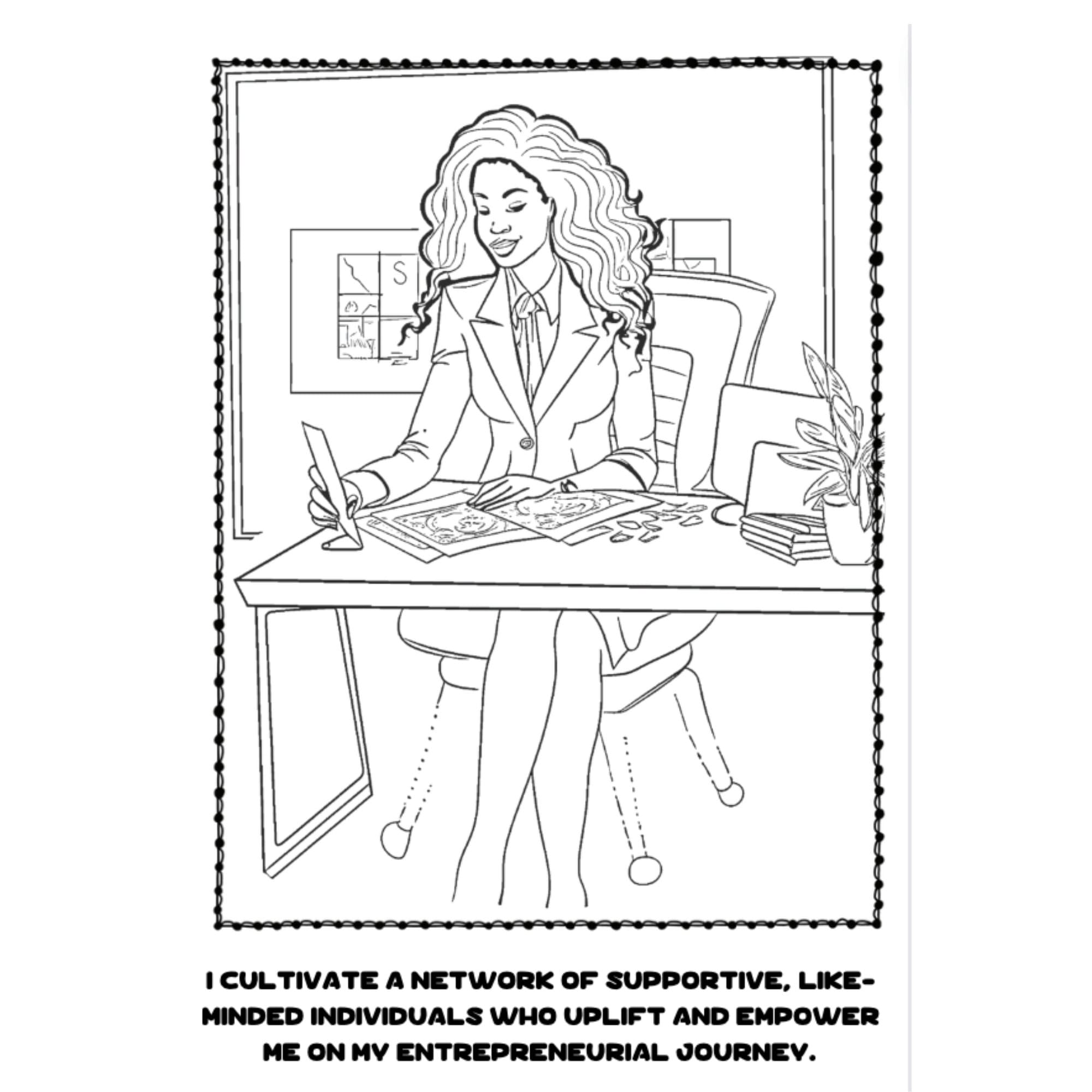 About My Business Coloring Book-boss Chicks Volume 1 Coloring Pages ...