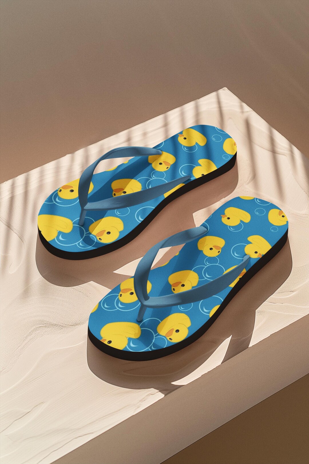 Rubber Duck Bubble Fun Flip-flops – Cute Bath Time Vibes - Etsy