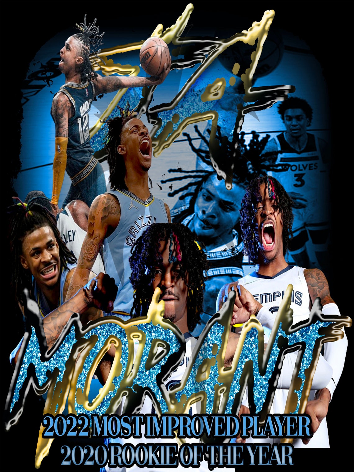 Ja-morant PNG/JPG Digital - Etsy