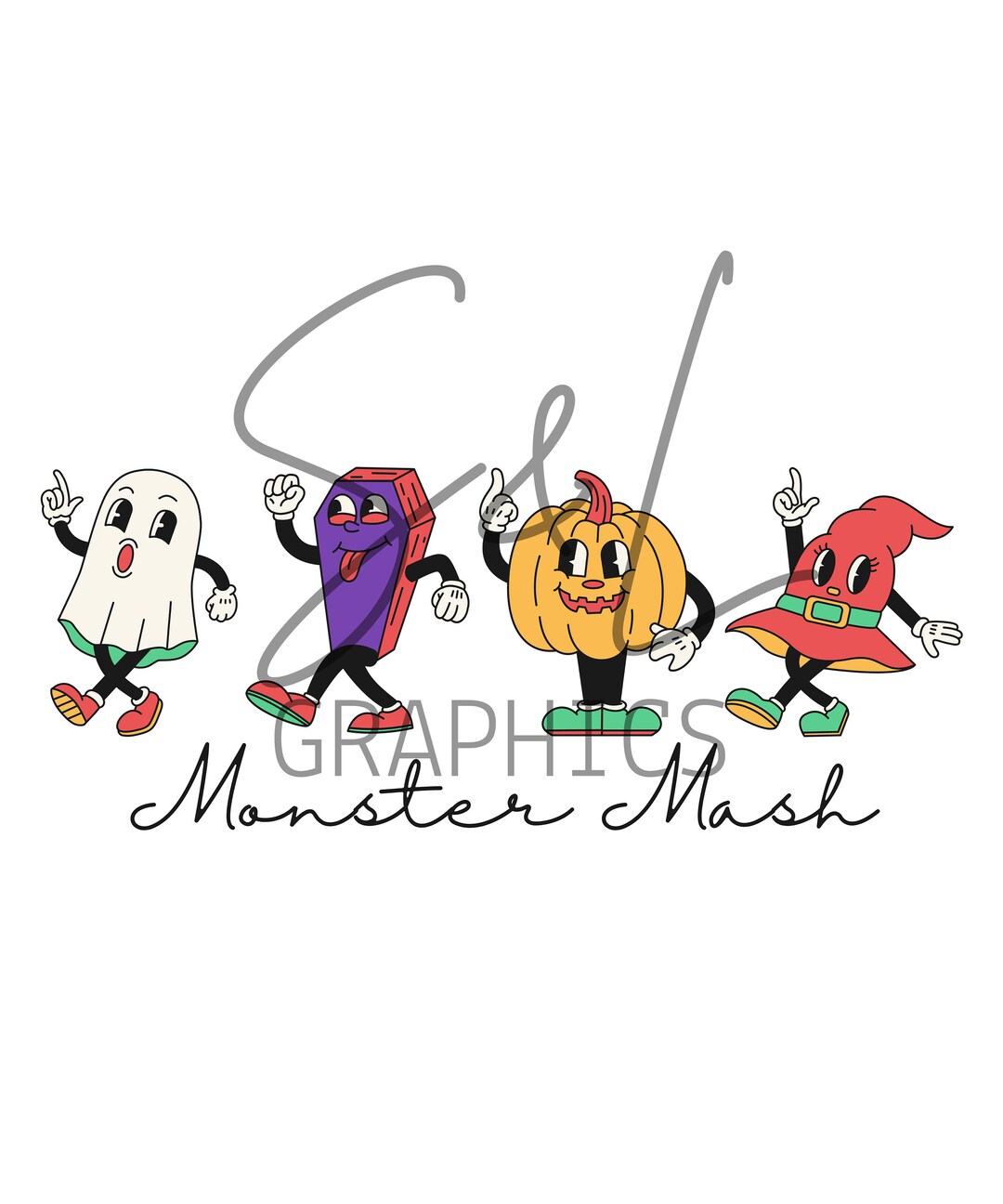 Monster Mash Halloween PNG Sublimation Print Instant Download Pumpkin ...