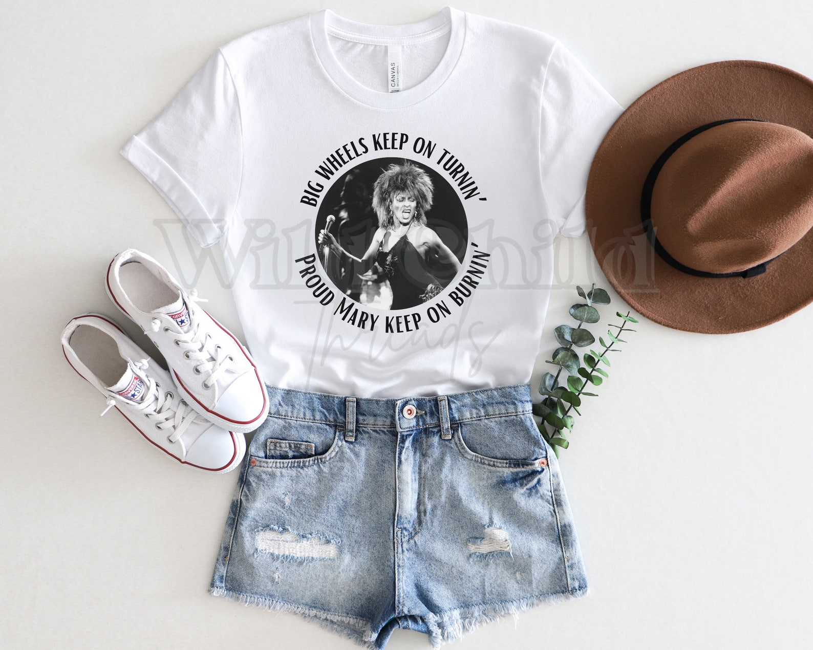 Tina Turner, Proud Mary, Big Wheels Keep on Turnin’ PNG Sublimation ...
