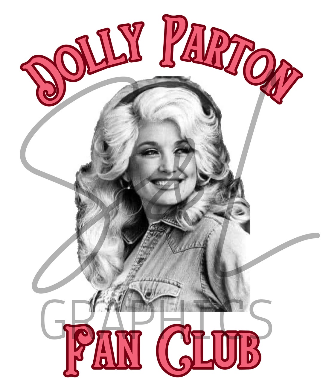 Dolly Parton Fan Club PNG Sublimation Print Instant Download - Etsy