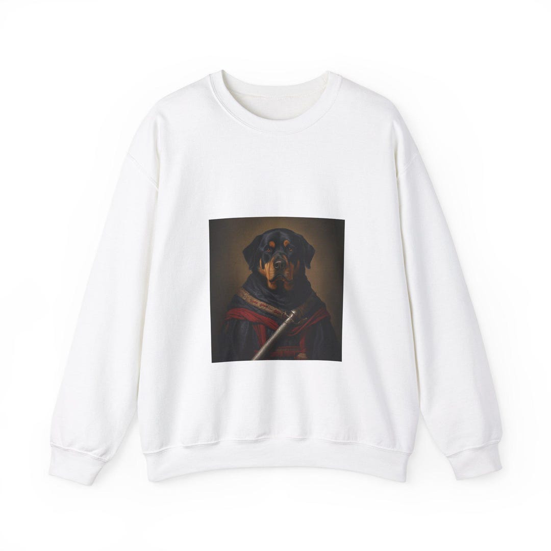 Rottweiler - 13th Century Samurai - Pet Portrait Unisex Crewneck ...