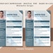 Blue Modern Professional Resume Template, Job Application CV, Editable ...