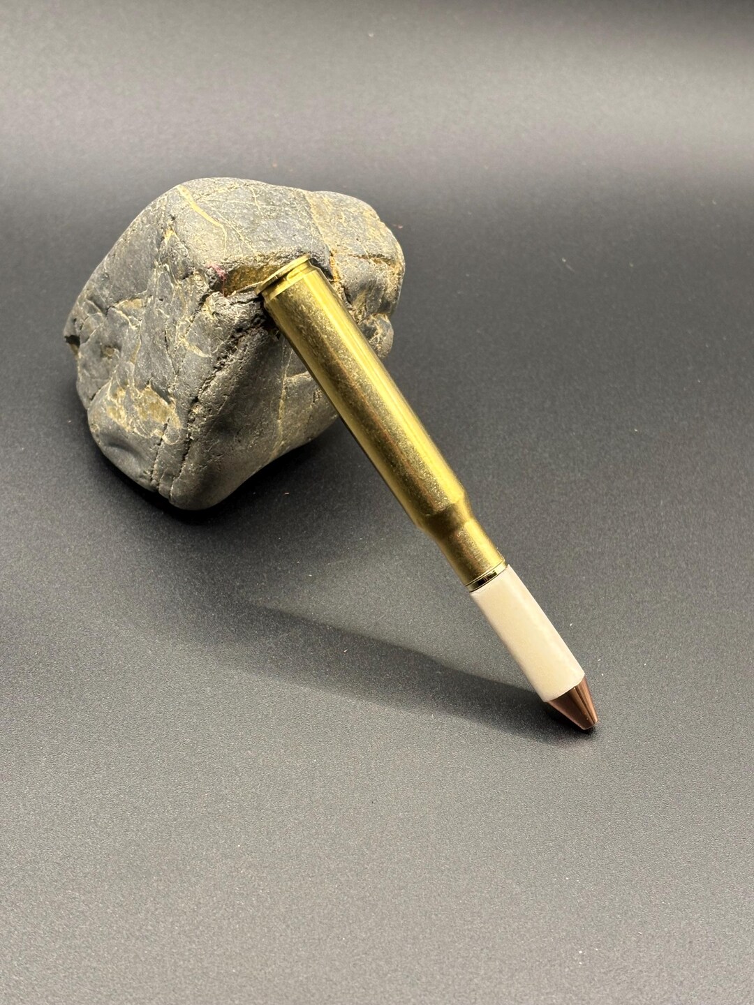 Mini .30 Caliber Bullet Cartridge Twist Pen With Whitetail Antler L ...
