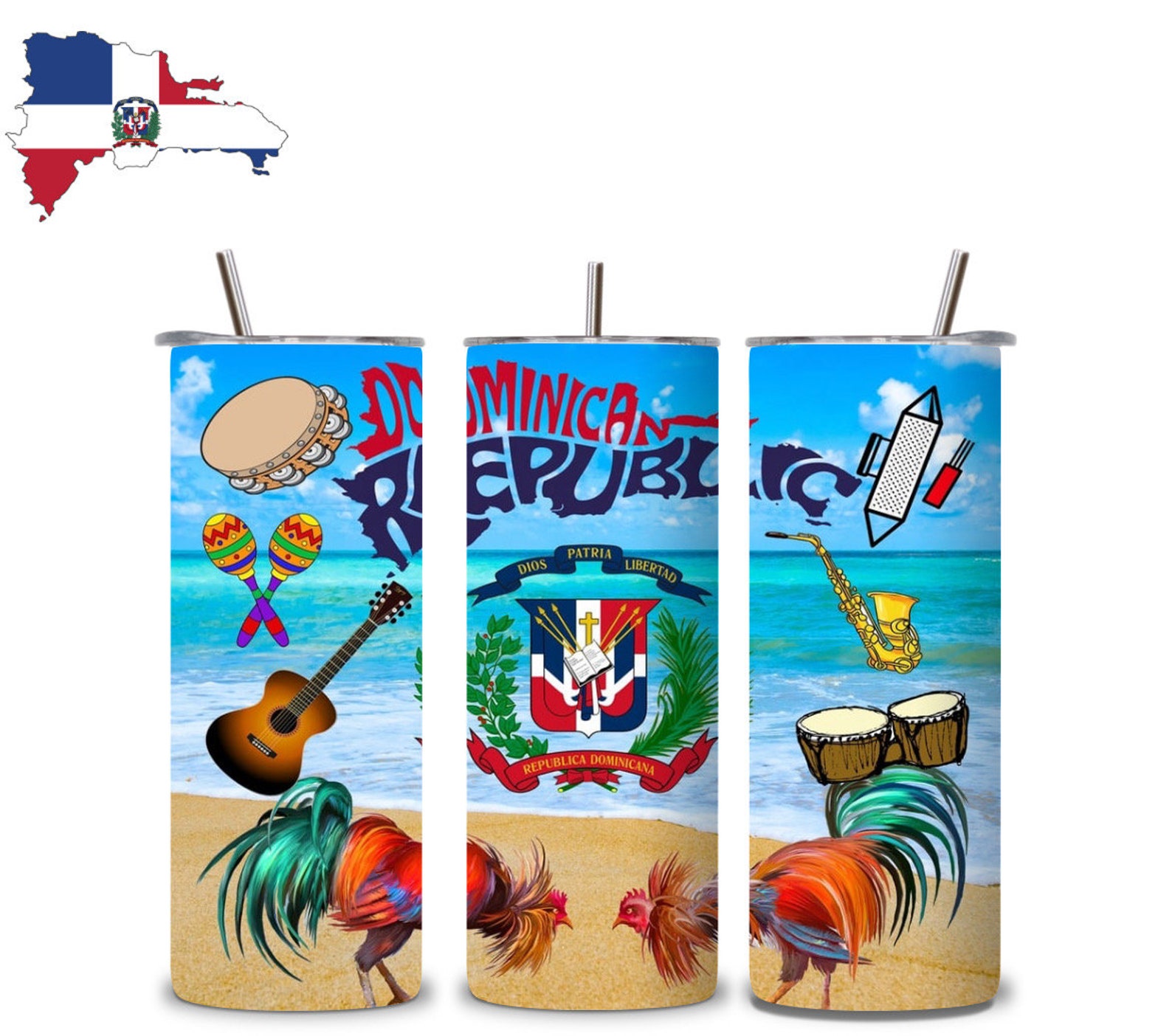 RD Tumbler Dominicano 20oz Dominican Tumbler Vaso Termo Extra Viejo Ron ...