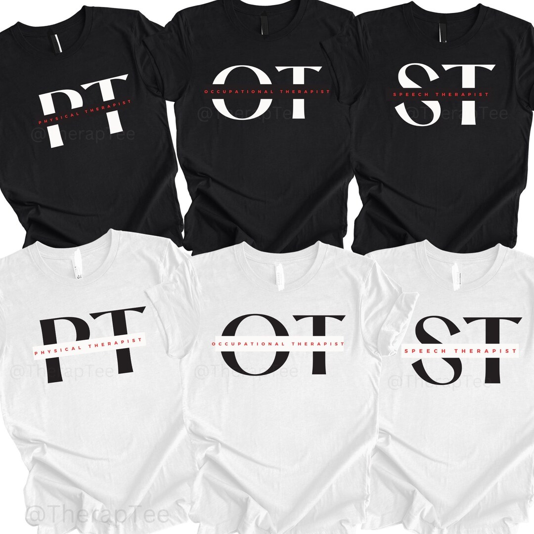 Occupational, Physical, Speech Therapy Shirts, Healthcare per Diem ...