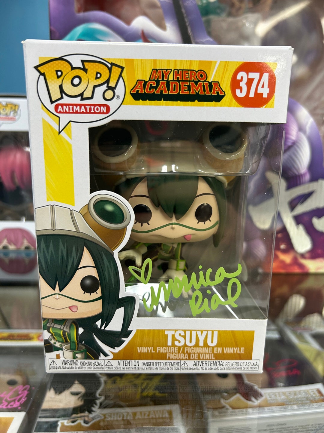 Funko POP ANIMATION: 374 Autographed by Monica Rial - Etsy