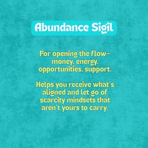 Do Your Own Damn Magic DIY Printable Sigils + Ritual PDF | Abundance ...