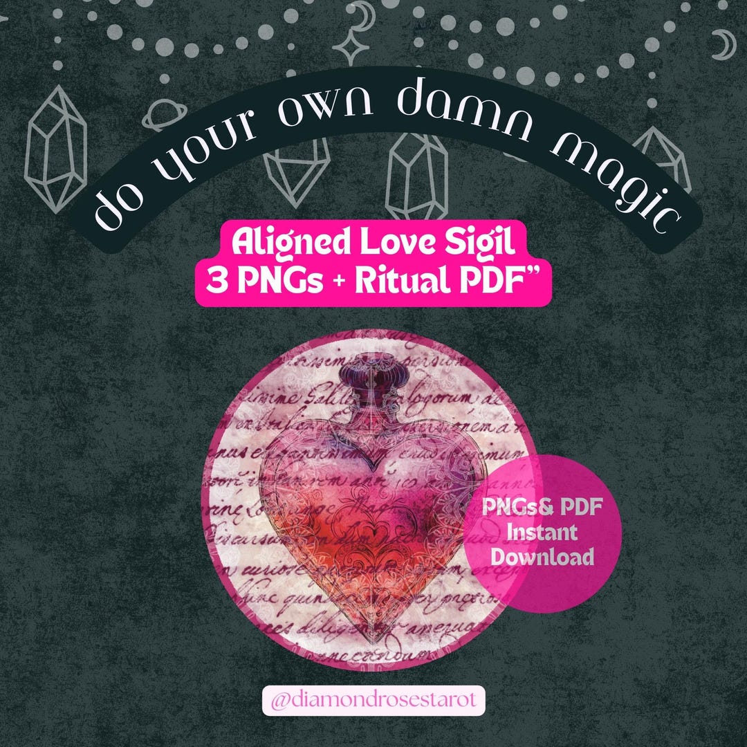 Do Your Own Damn Magic DIY Printable Sigils + Ritual PDF | Aligned Love ...
