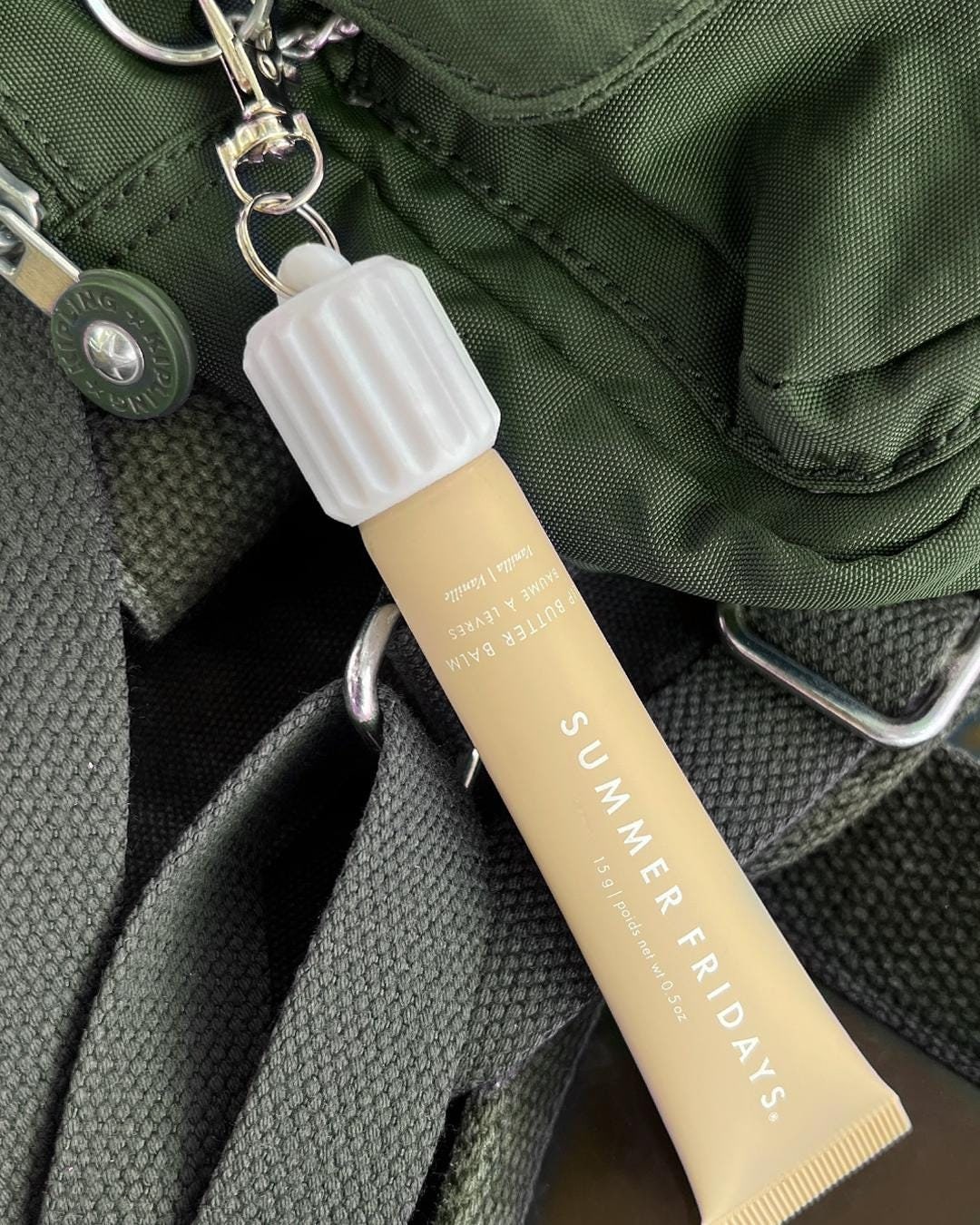 Fluted Lip Balm Keychain Cap: Lip Gloss Holder for Summer Fridays ...